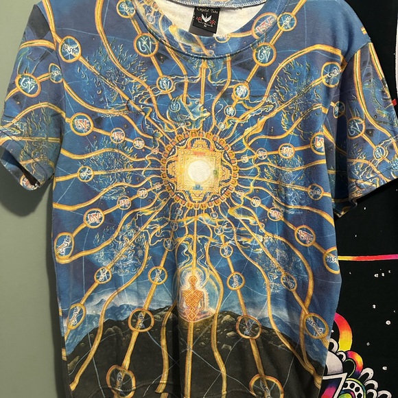 Shirts | Vintage Crystal Tara In Visions T Shirt Alex Grey Art | Poshmark